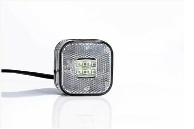 12V 24V White LED Marker Position Front Light Clearance Light With ...
