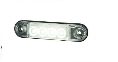 Front White LED Side Marker 12/24V Lights for Truck Scania DAF Mercedes ...