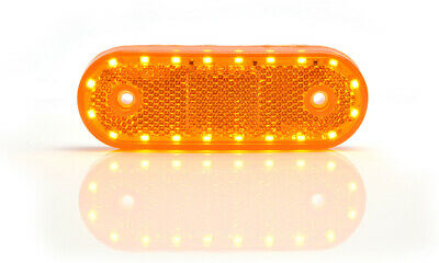 Led Amber Side Marker Reflector Indicator Light For Man Daf Scania ...