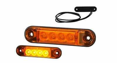 LED Orange Side Marker 12/24V Lights for DAF Scania Volvo MAN Truck E ...