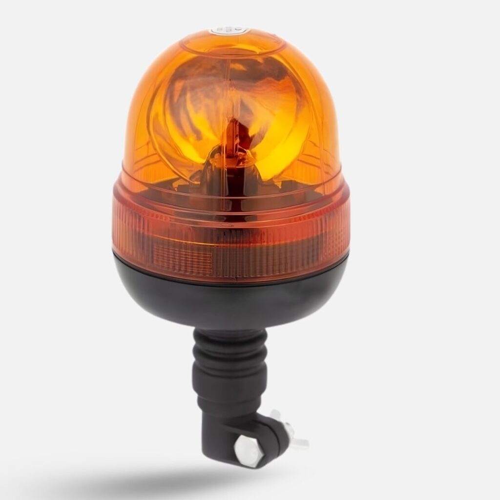 Rotating Flashing Amber Warning Beacon 12/24V - Buy Online
